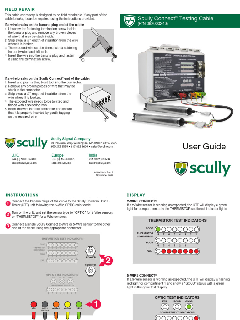 RevA - Connect Testing Cable - User Guide - 01 | PDF | Electrical ...