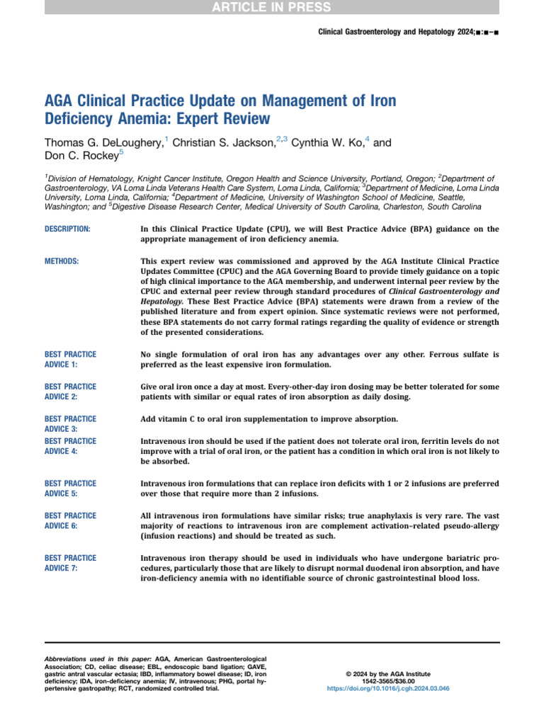 AGA_Clinical_Practice_Update_on_Management_of_Iron_Deficiency_Anemia ...