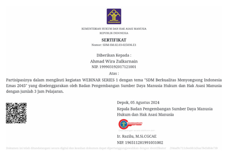 Ahmad Wira Zulkarnain | PDF