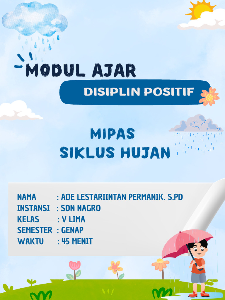 Modul Ajar Siklus Air | PDF | Pengembangan Diri | Sains & Matematika
