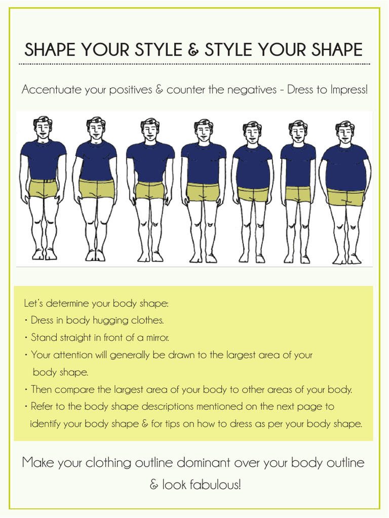 Identify Your Male Body Shape | PDF | Career & Growth | Lifestyle