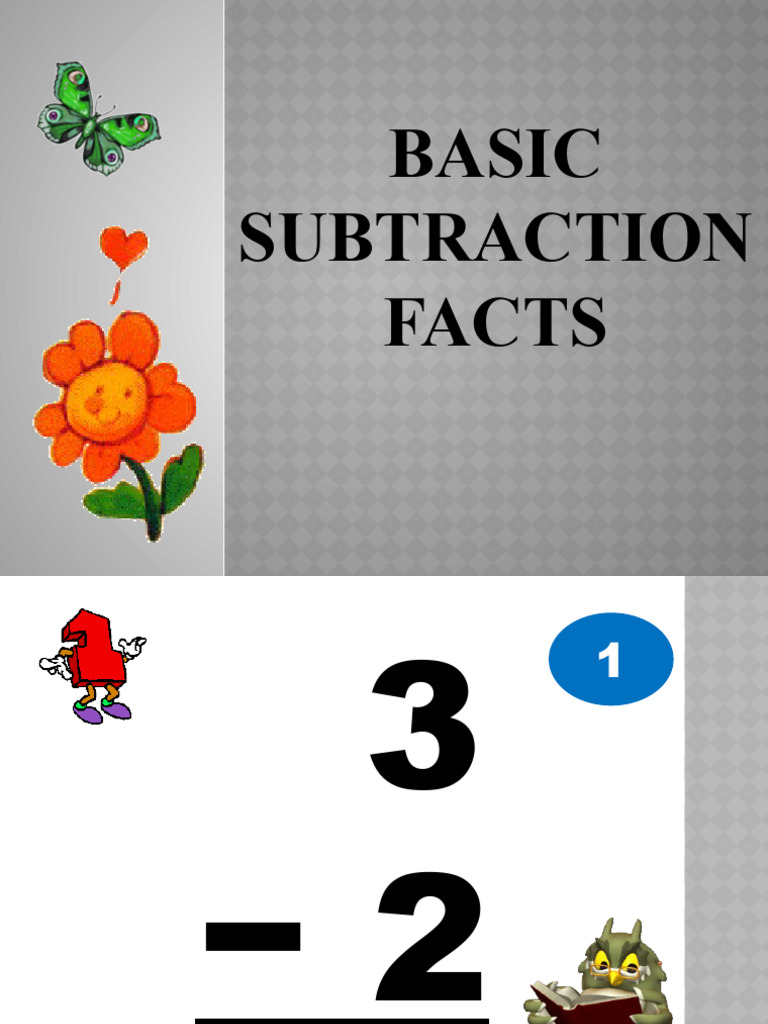 Basic Subtraction Facts | PDF