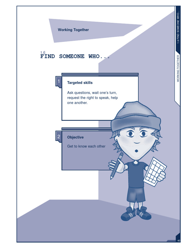 Activity 6 Find Someone Who | PDF | Human Communication | Cognitive Science