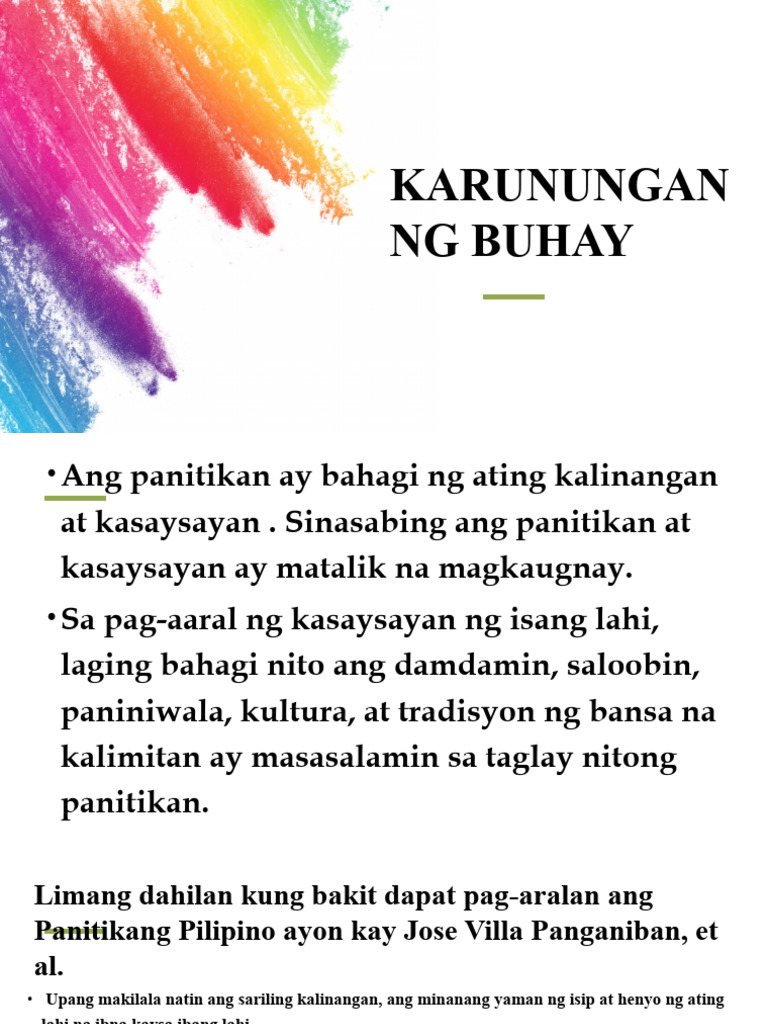 Karunungan NG Buhay | PDF