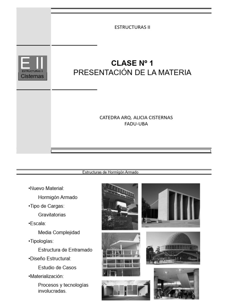 T01-Presentacion | PDF | Viga (Estructura) | Diseño arquitectonico
