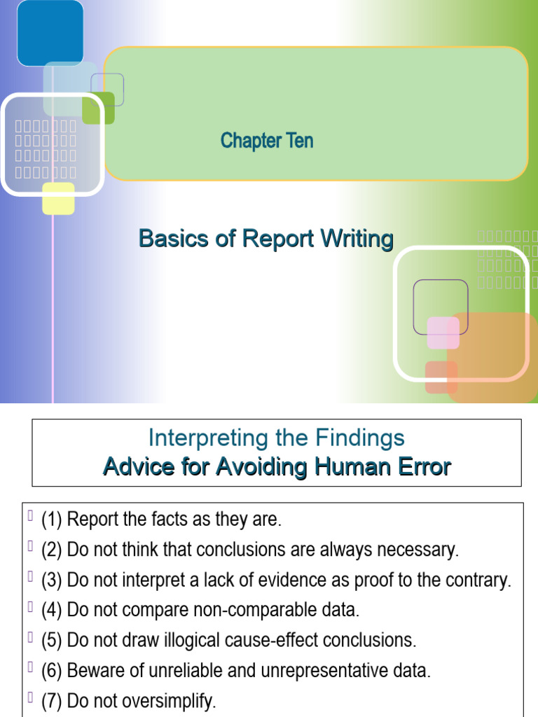 CH-10 Report Writing | PDF | Acronym