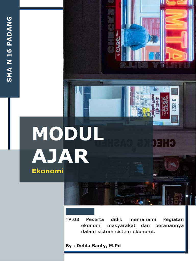 TP.03 Modul Ajar Ekonomi Kelas X | PDF | Karier & Perkembangan | Ilmu Sosial