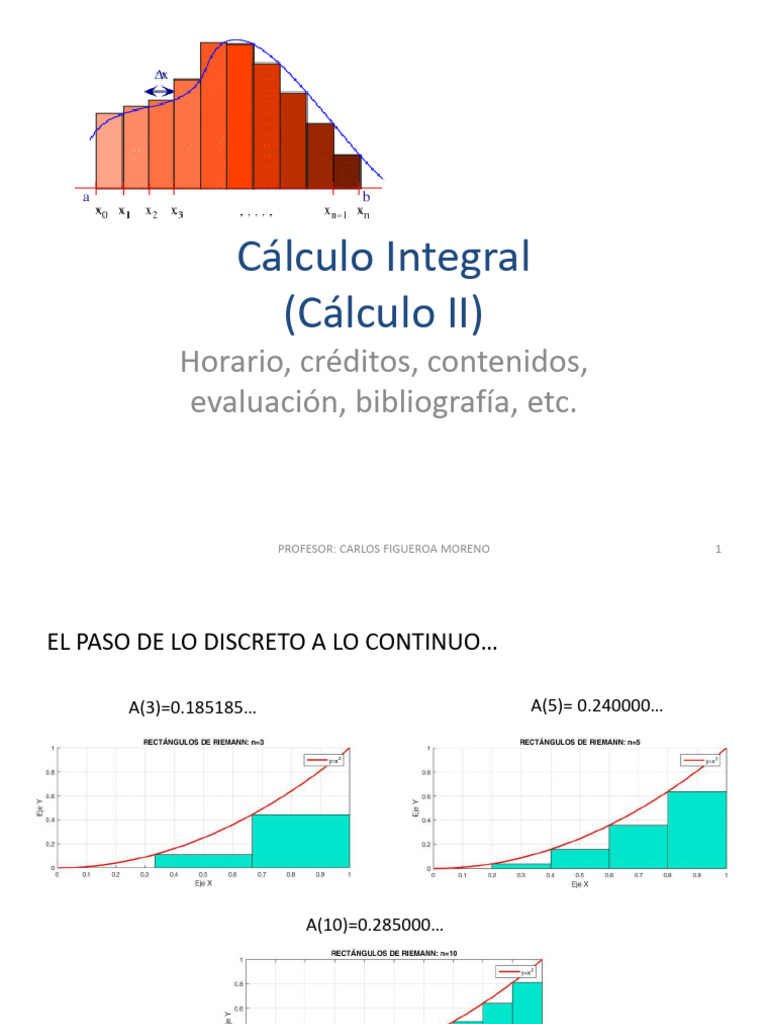 Intro Cal2 S2-2019 | PDF | Integral | Cálculo