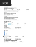 Grade 5 Mathematics Diagnostic Test Form 2022 | PDF