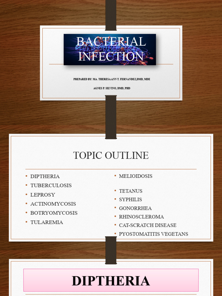 Bacterial Infection PPT 2 | PDF | Leprosy | Tuberculosis