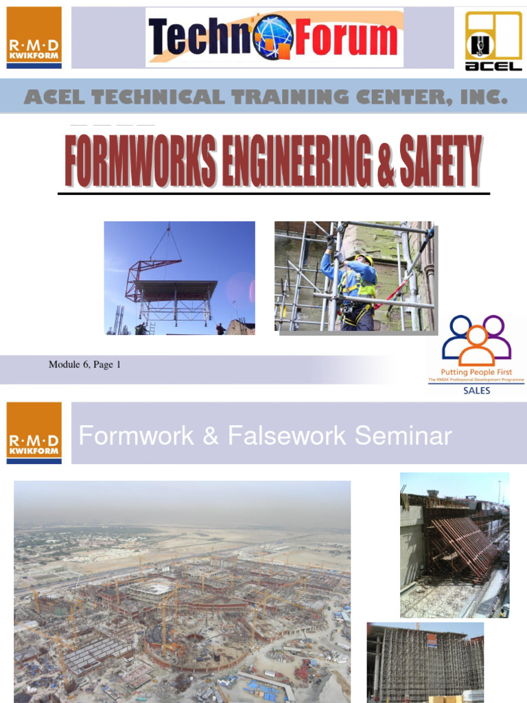 Importance of Formworks and Falseworks | PDF | Concrete | Scaffolding
