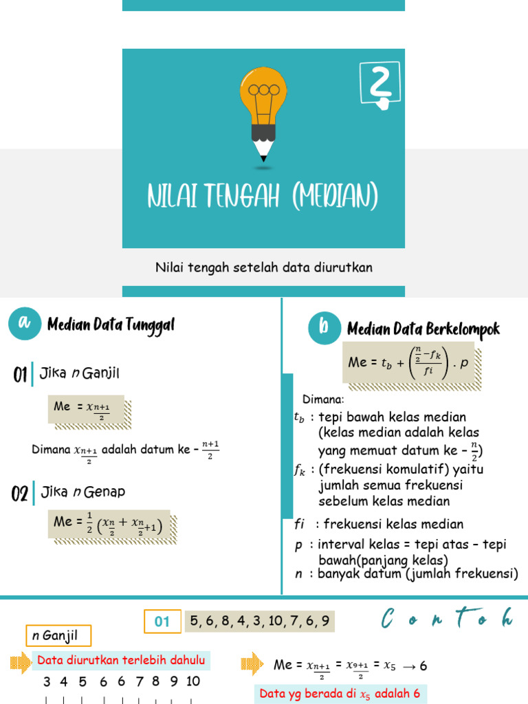 Statistika Median | PDF