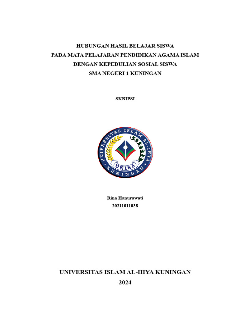 Skripsi Print Arabnya | PDF | Pengembangan Diri | Kesehatan Holistik