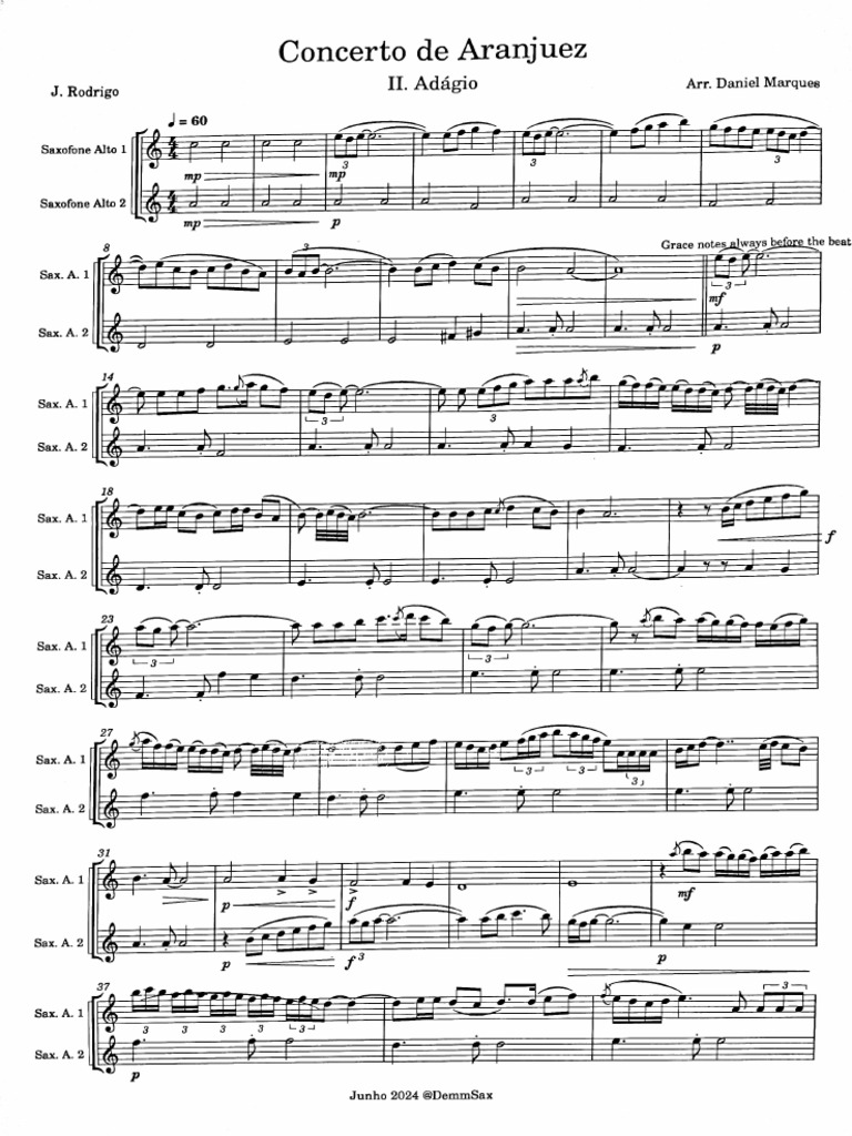 Concerto de Aranjuez - Dueto | PDF