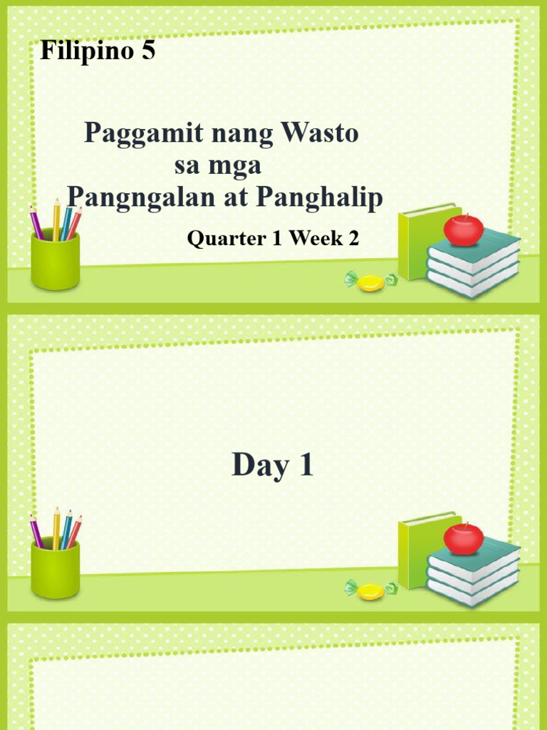 Q1 PPT WEEK 2 - Filipino 5 | PDF
