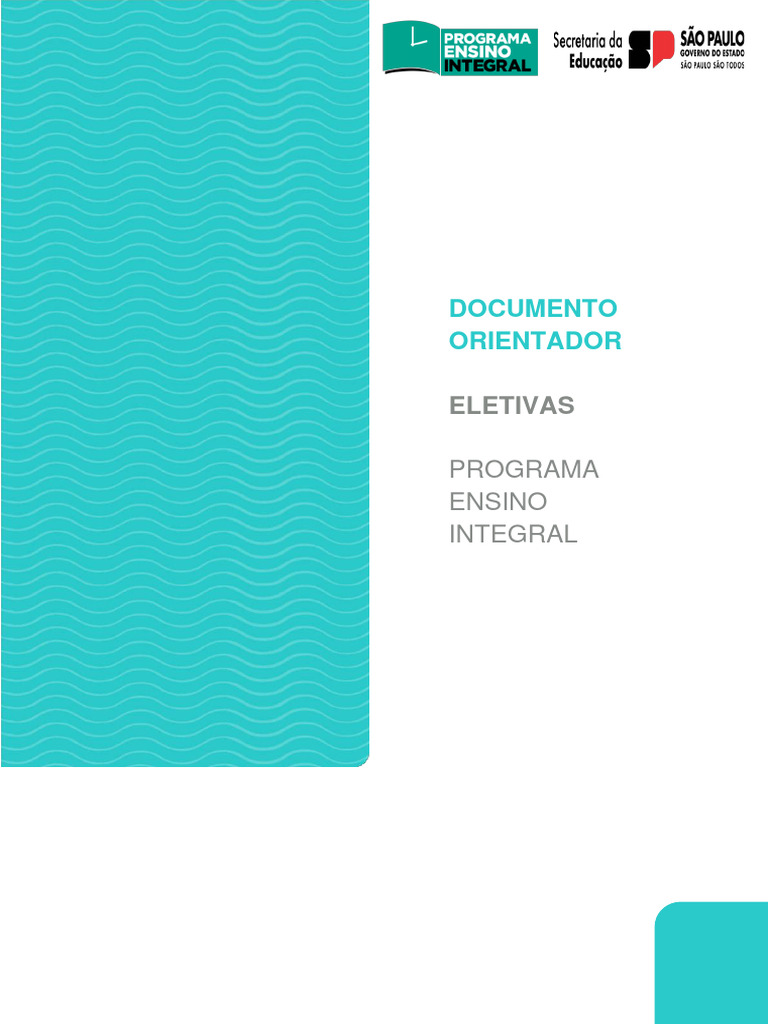 Documento Orientador - Eletivas 2° Semestre 2024 | PDF | Escolas