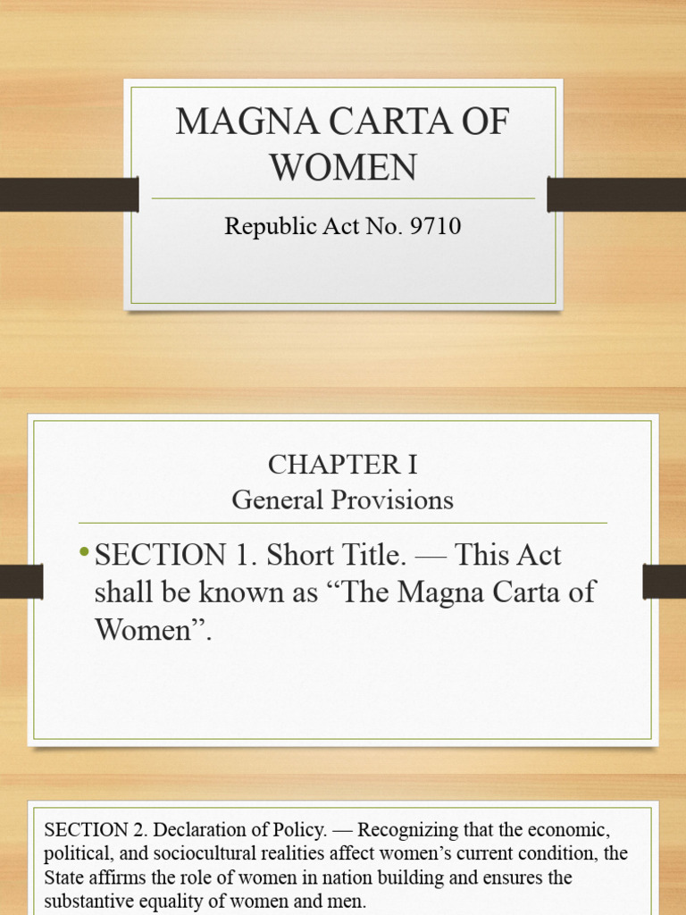 Ra No. 9710 | PDF | Social Exclusion | Gender Studies