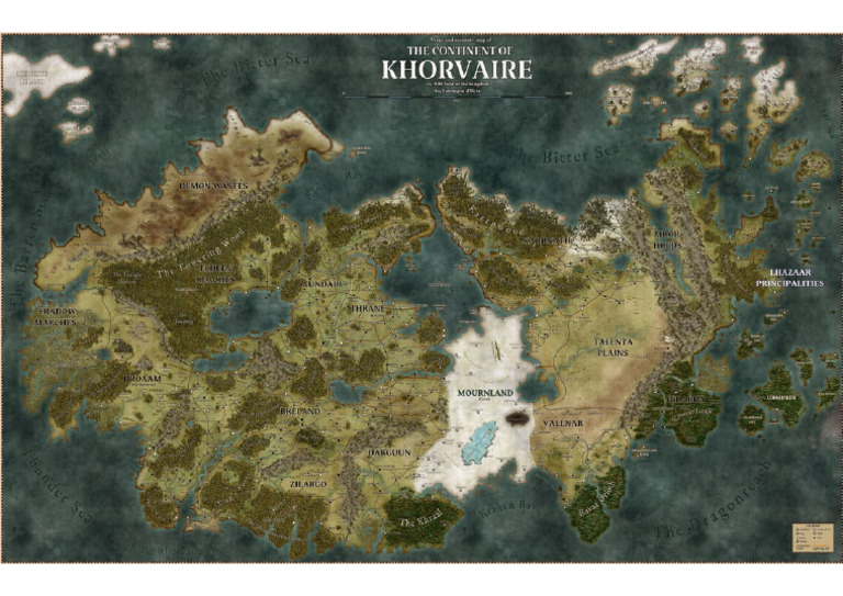 Fantasy Map of Eberron | PDF