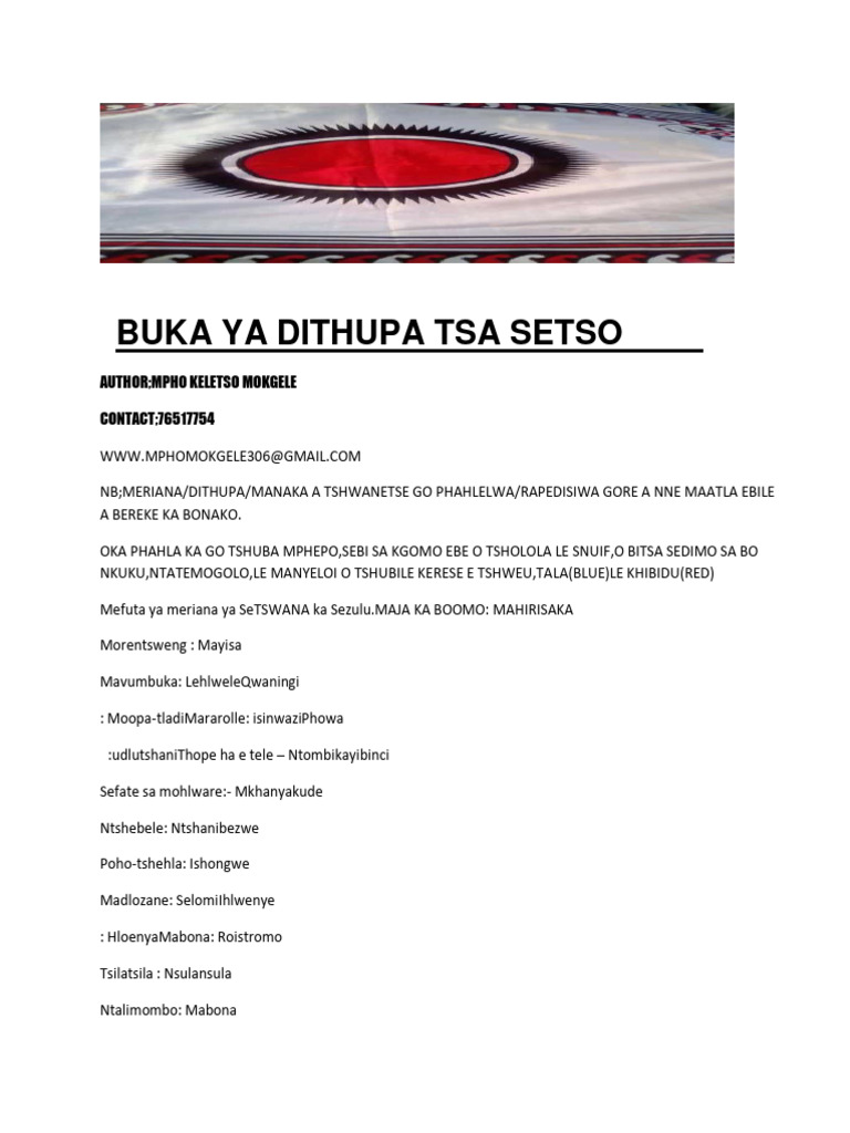 BUKA Ya Dingaka | PDF | Languages Of Africa | Languages
