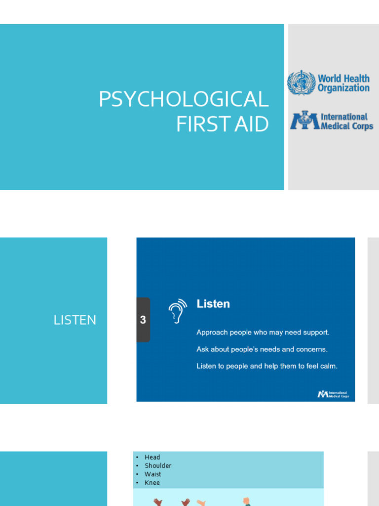 Psych - First - Aid - PPT - Day2 | PDF | Self-Improvement | Wellness