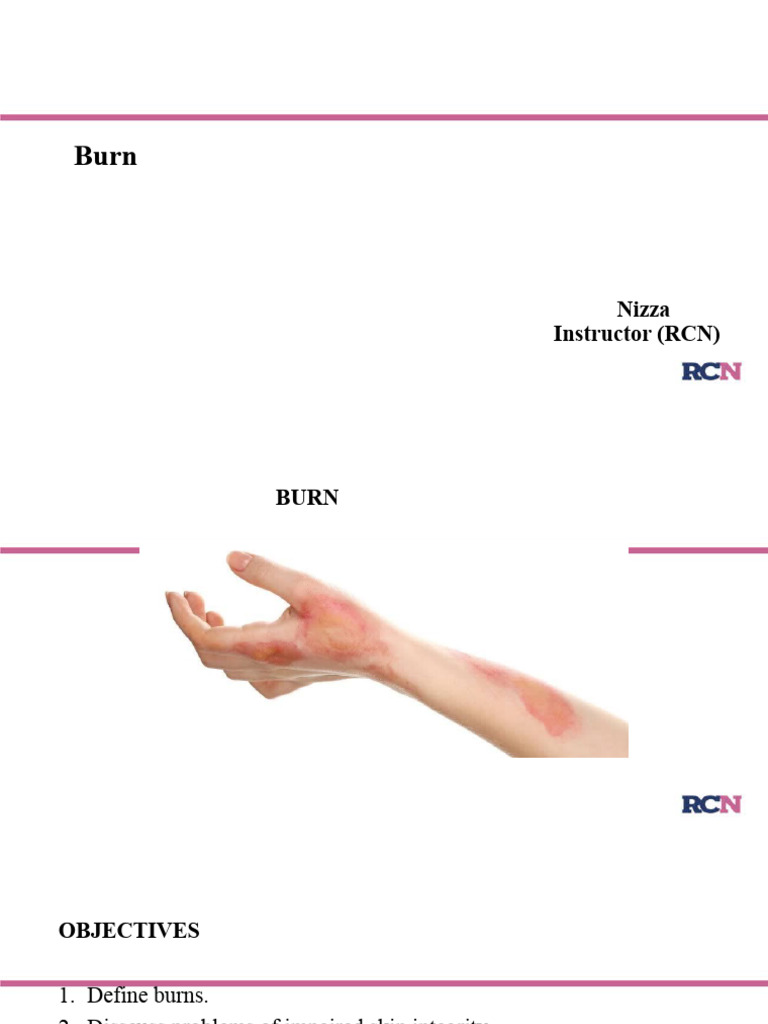 Burns Presentation | PDF | Burn | Skin