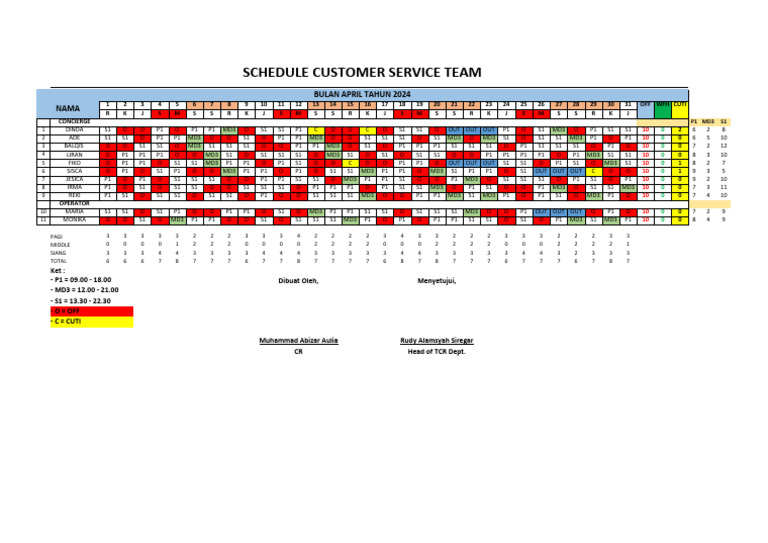 Schedule CS Mei 2024 | PDF