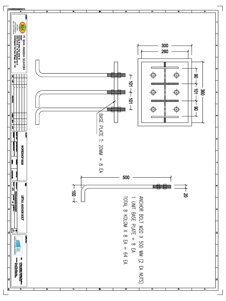 Detail Anchor Bolt | PDF