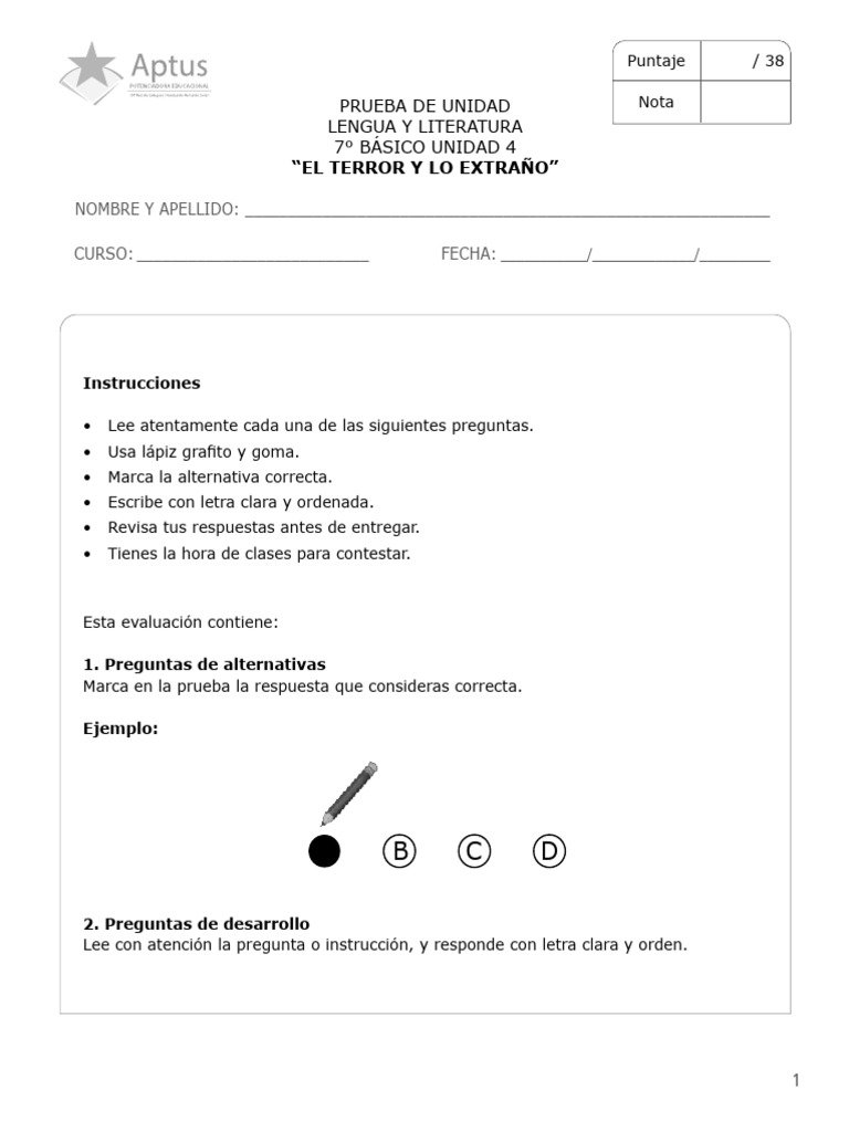 Pu U4 7 Lje 2024 1 | PDF | Temor | Ensayos
