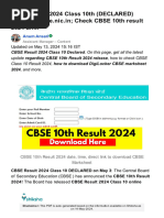Access CBSE Marksheets via DigiLocker | PDF | Cyberspace | World Wide Web