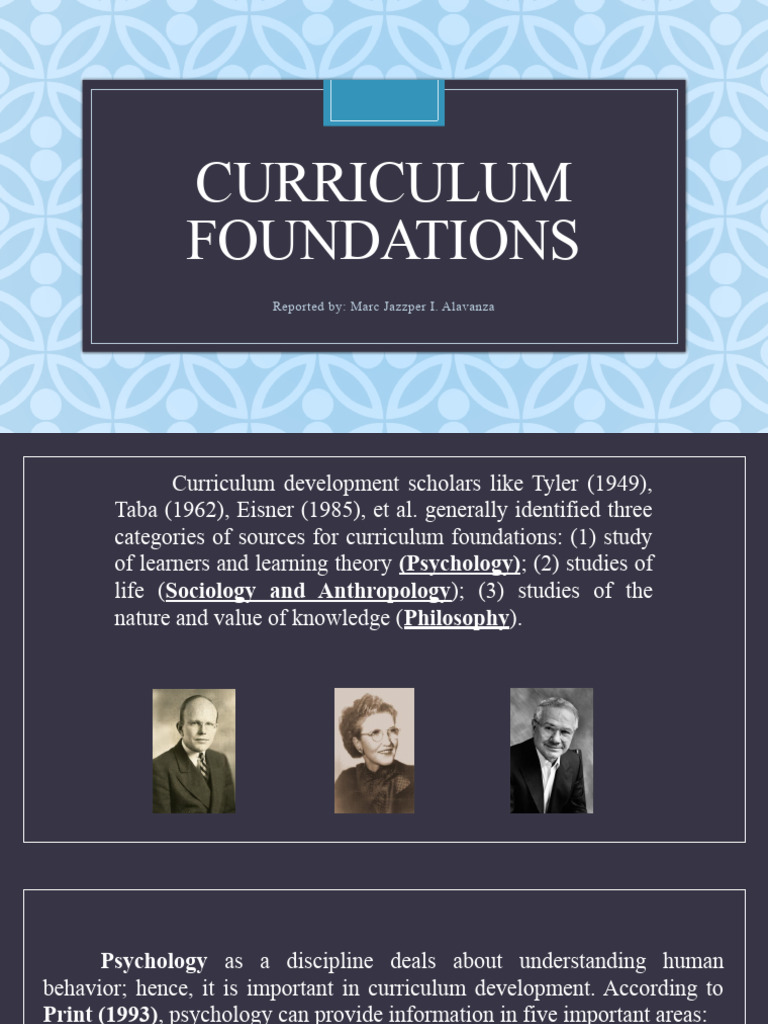 Curriculum Foundations | PDF | Curriculum | Learning