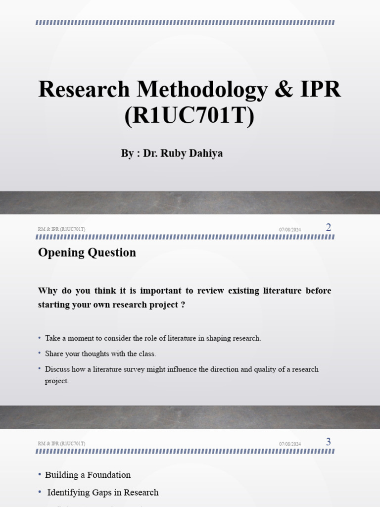 Literature Survey | PDF | Methodology | Citation