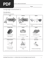 Cambridge Grade 2 Science Worksheets | PDF | English As A Second Or ...