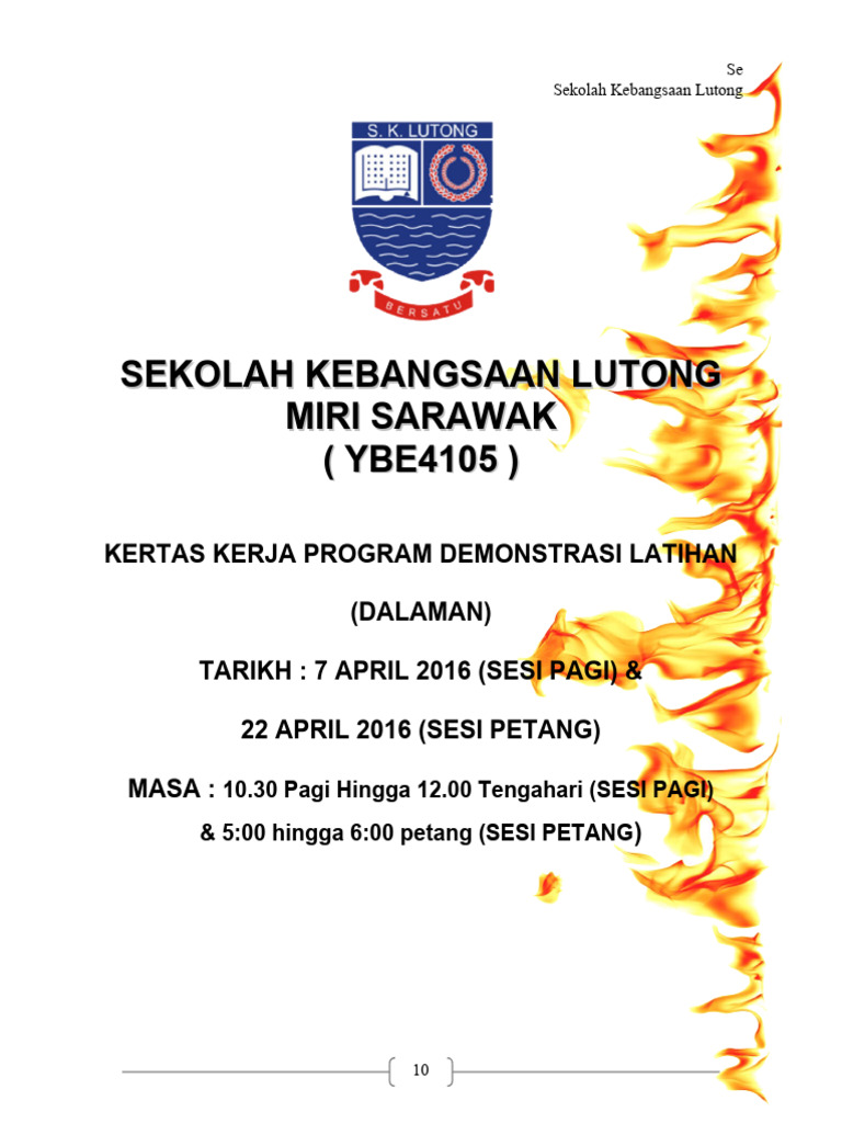 Kertas Kerja Fire Drill | PDF