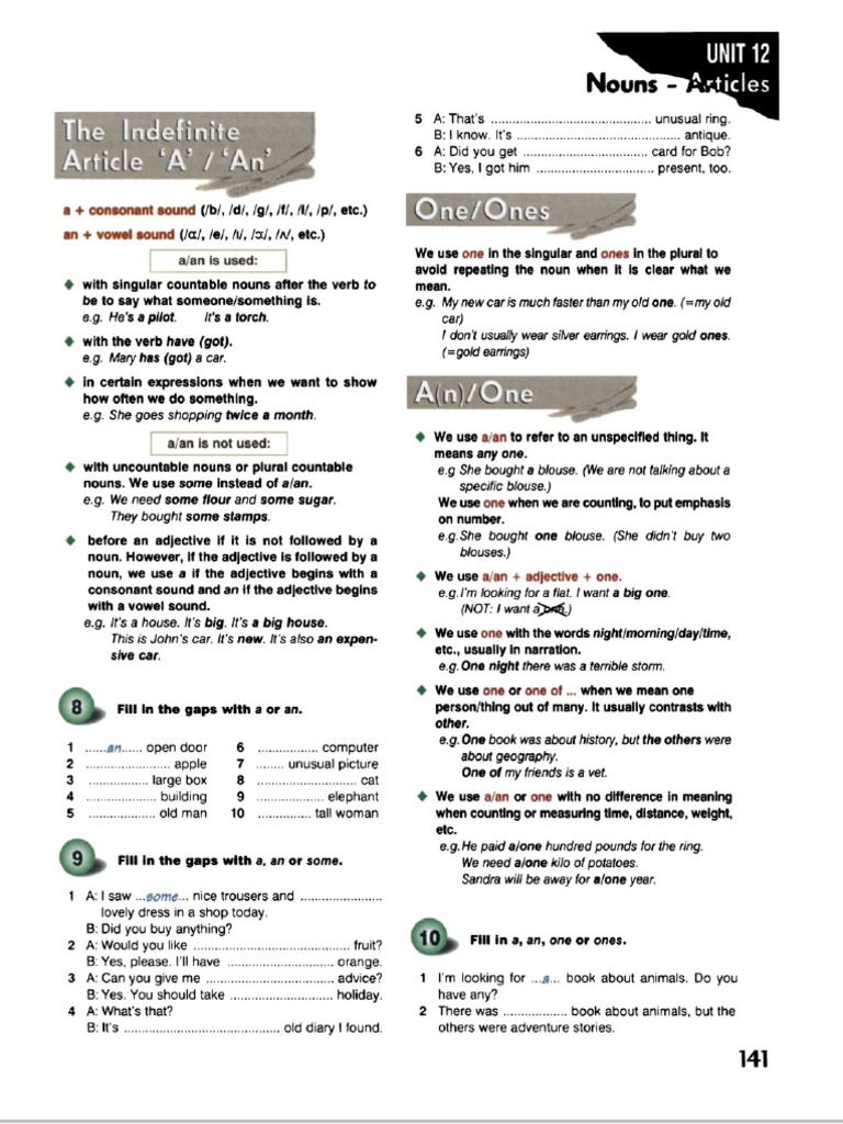 Grammar 1st | PDF