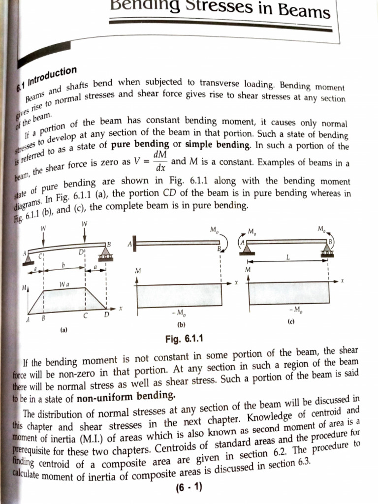 Bending Stresses New Pdf