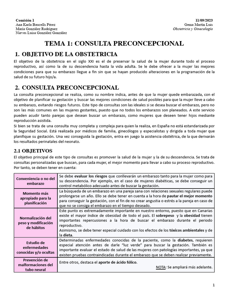 01 ObstetriciayGinecología 11092023 | PDF | El embarazo ...