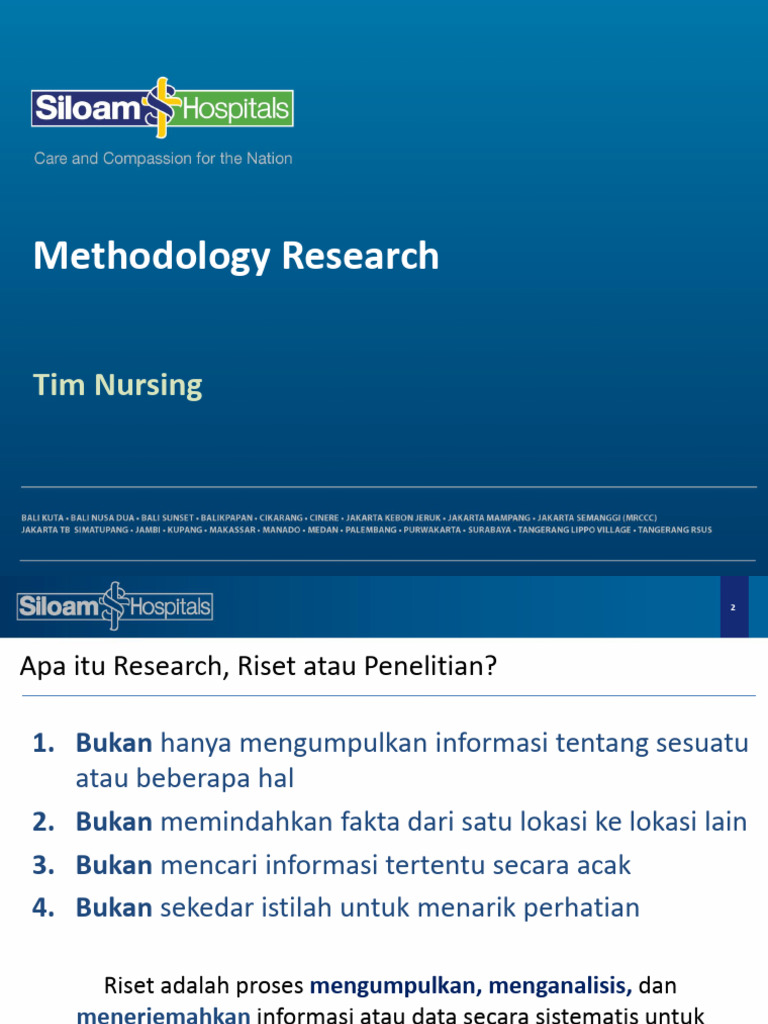 Metodologi Penelitian Kesehatan yang Efektif | PDF | Karier & Perkembangan