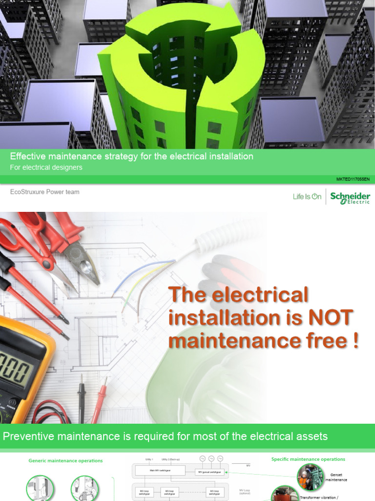 Effective Maintenance Strategy For Electrical Installation | PDF | Risk | Information