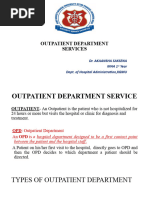 Functions of Opd | PDF | Patient | Clinic