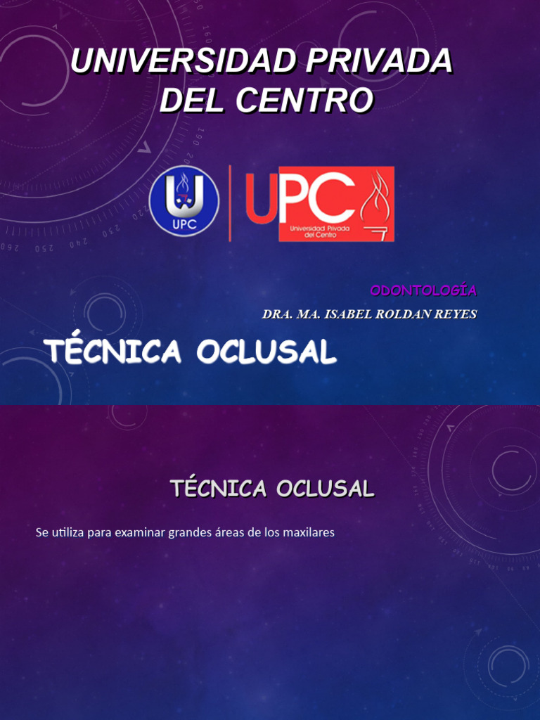Radiografias Oclusales | PDF | Boca