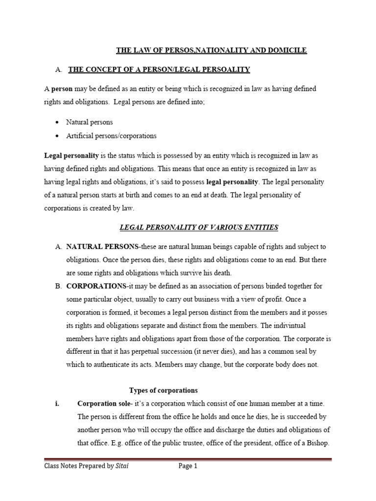 The Law of Persons | PDF | Legal Guardian | Marriage