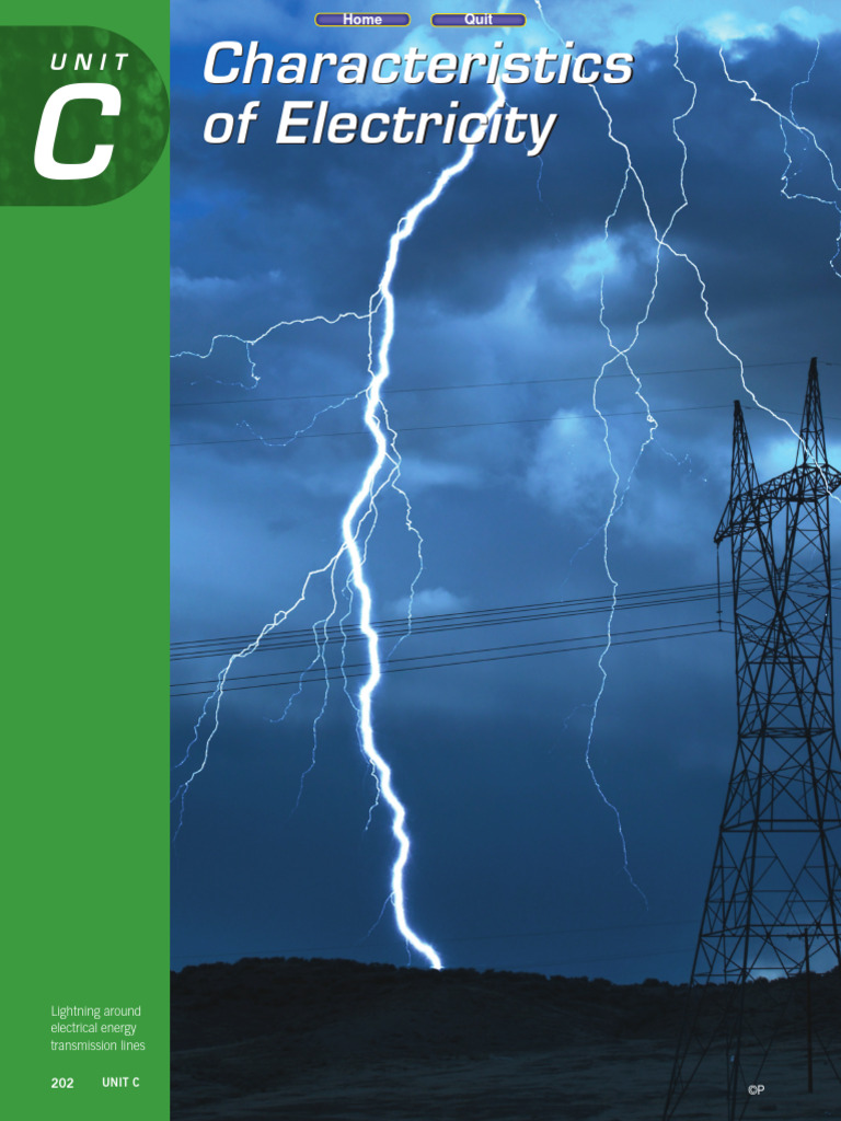 PS9 - Unit C - Characteristics of Electricity | PDF | Electric Charge ...