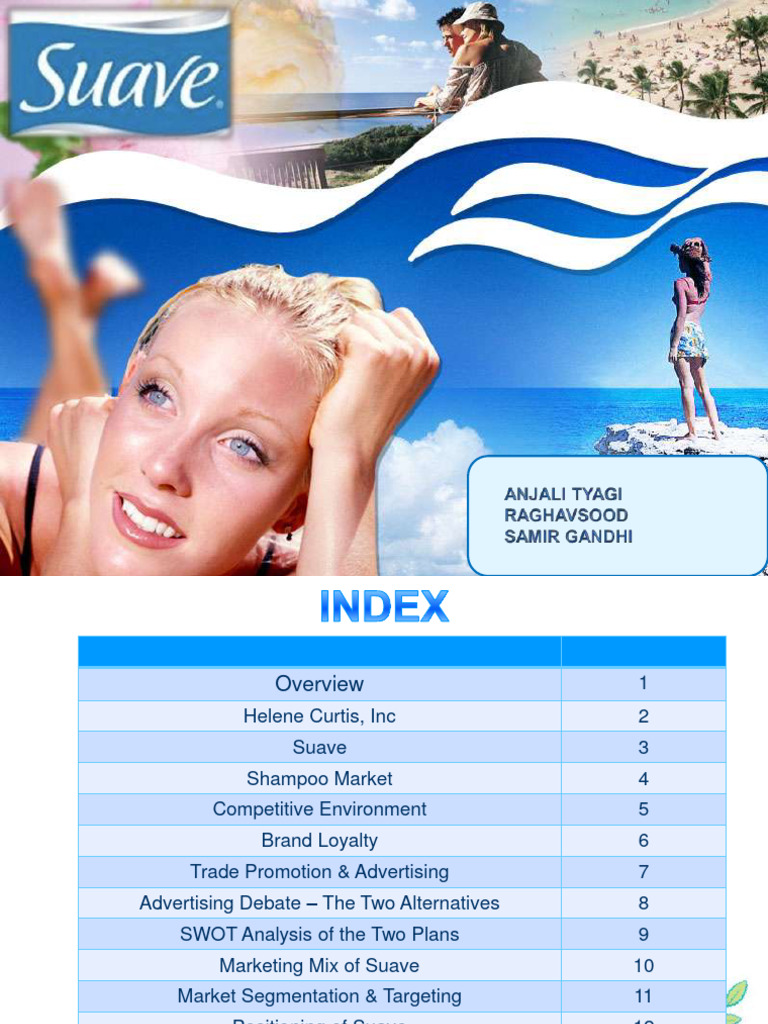 Suave Final 130311000142 Phpapp02 | PDF | Brand | Advertising