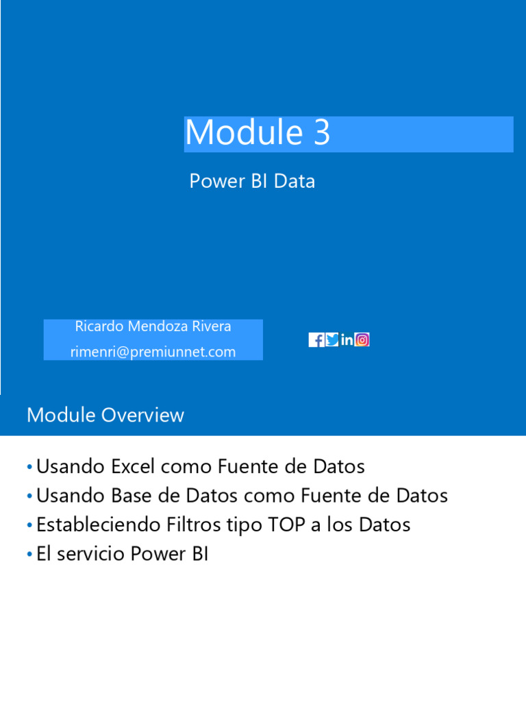 Modulo 3 | PDF | Servidor SQL de Microsoft | SQL