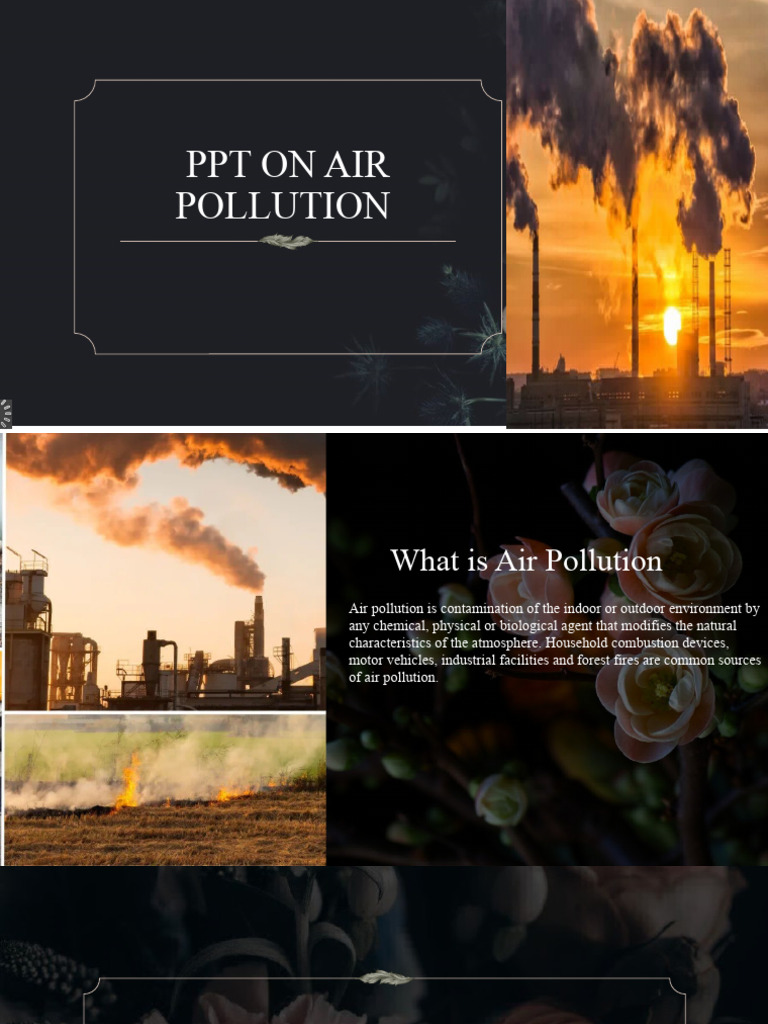 On Air Pollution | PDF | Air Pollution | Atmosphere Of Earth