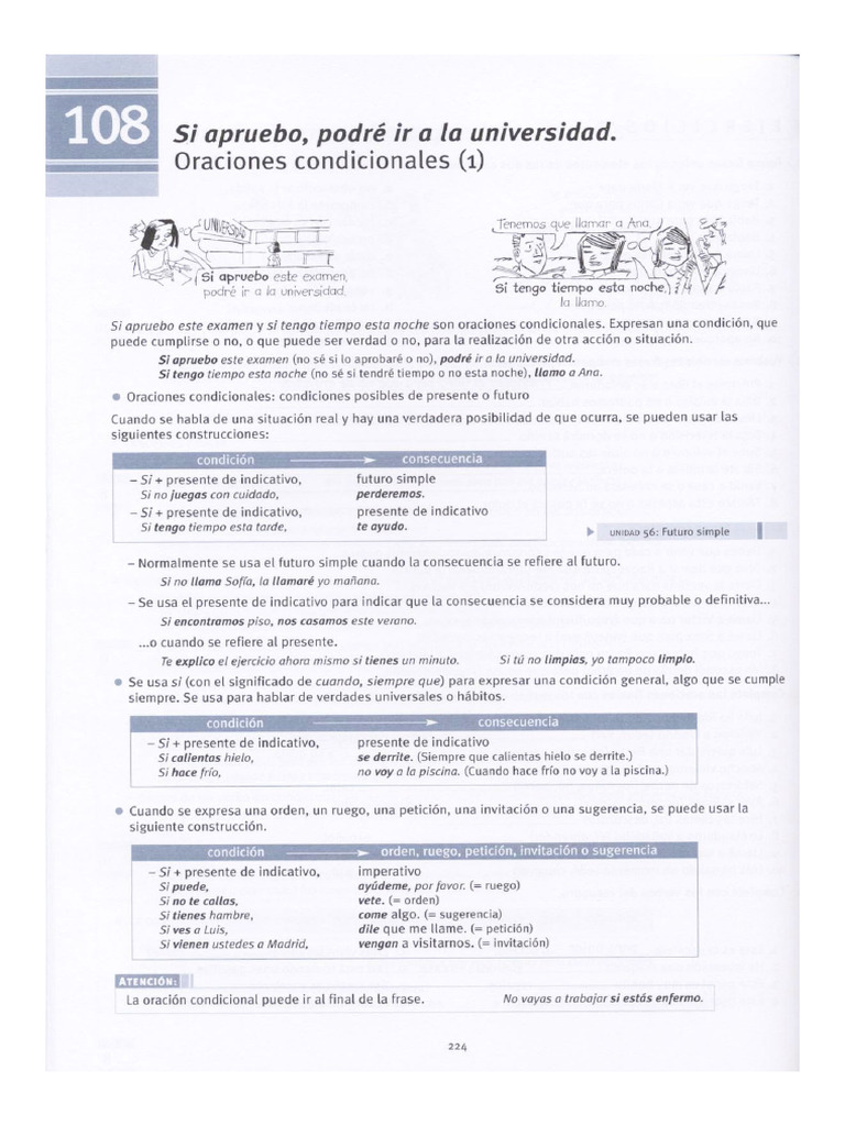 Oraciones Condicionales | PDF