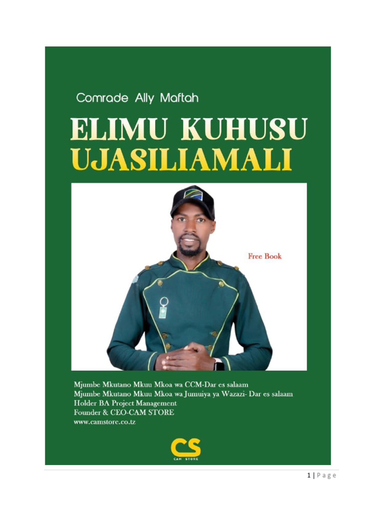 Kitabu Cha Ujasiliamali | PDF