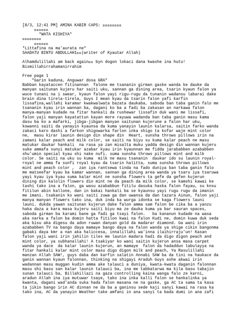 Wata Kishiya Book 1 | PDF | Religion & Spirituality