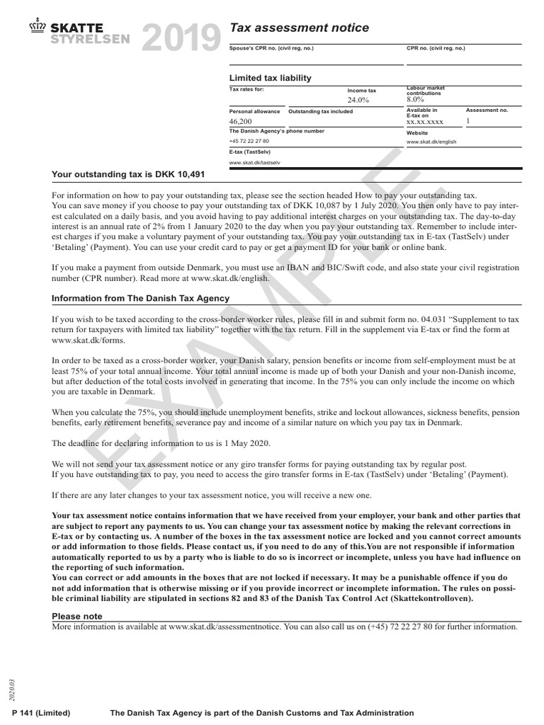 Outstanding Tax Payment Instructions | PDF | Taxes | Pension