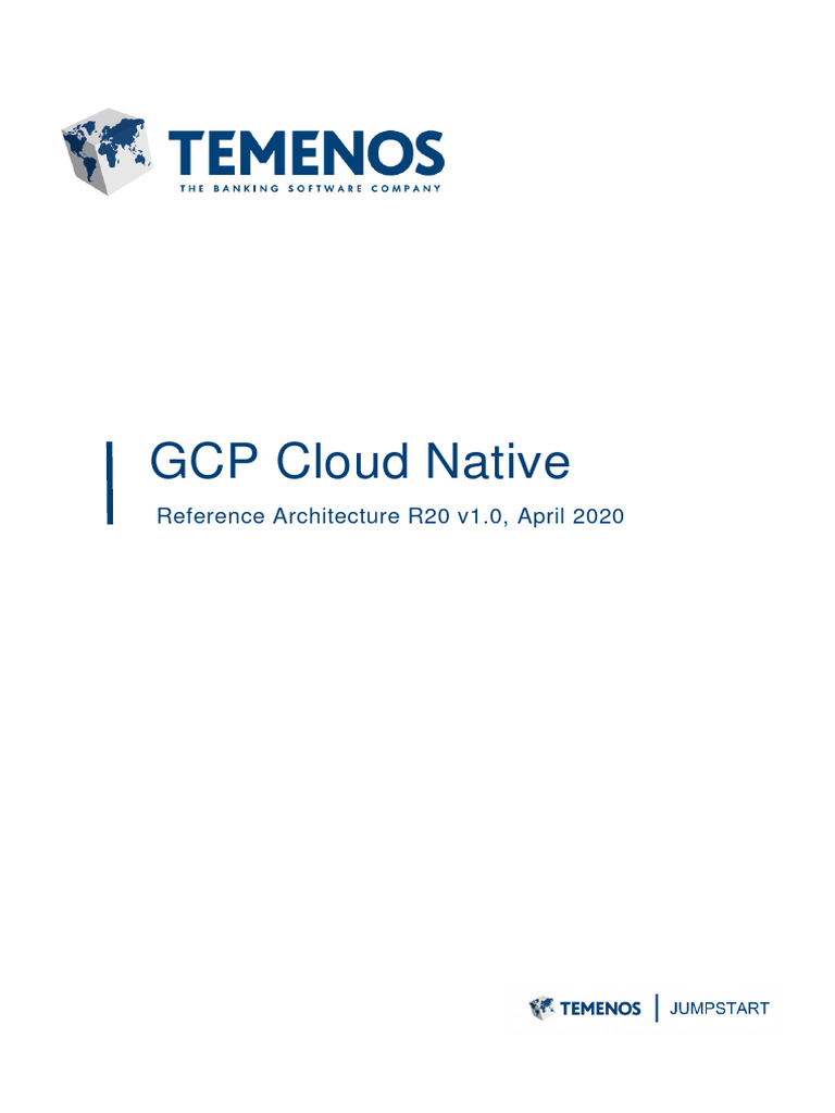 GCP Cloud Native Reference Architecture T24 | PDF | Cloud Computing | Computer Cluster